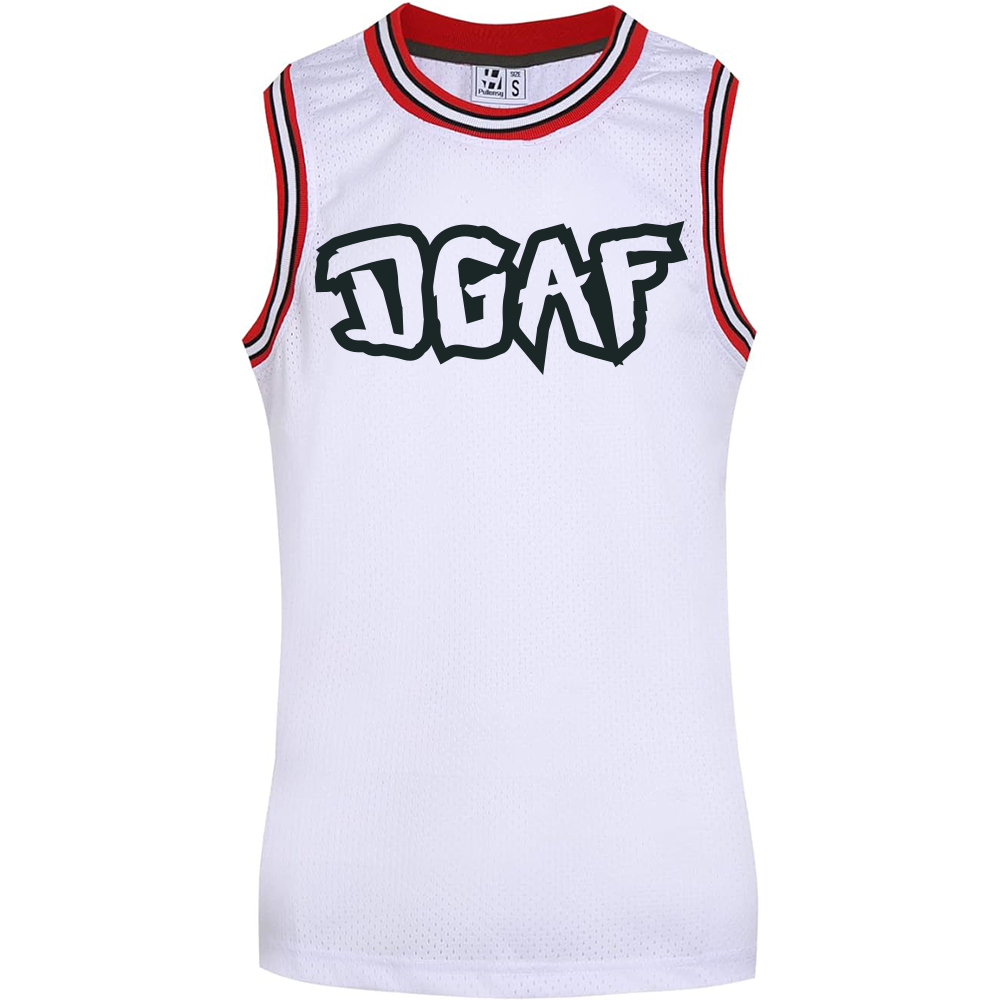 New Logo White Jersey – DGAF Official