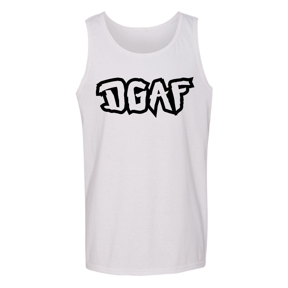 New Logo White Tank – DGAF Official